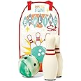 Amazon.com: MindWare Oh So Fun! Deluxe Bowling Set – Safe & Fun Foam ...