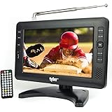 Amazon.com: 9 Inch Portable Widescreen TV - Smart Rechargeable Battery ...