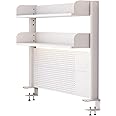 Amazon.com: FPIGSHS 23.6in Clamp On Desk Organizer Shelf, White Desk ...