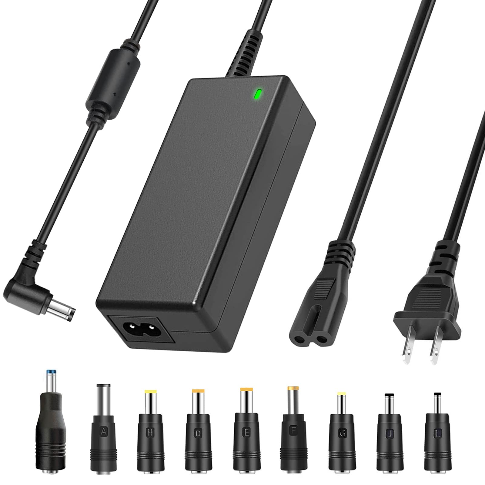 Gonine 19V Laptop Charger, DC 19V 3.42A Power Supply Cord, 19Vdc 65W ...