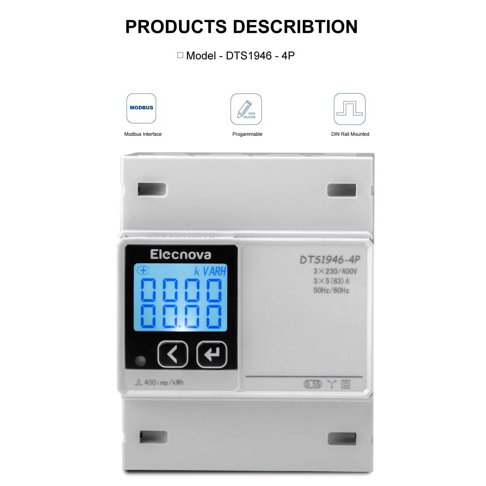 Mua Digital Three Phase Energy Meter Energy Tester Electricity Usage ...