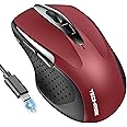 Amazon.com: TechRise Bluetooth Mouse Rechargeable Wireless Mouse (BT5.0 ...