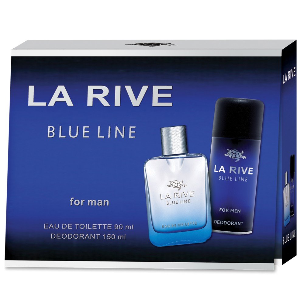 La Rive Blue Line For Man Edt 90 ml + Deodorant 150 ml Set: Amazon.de ...