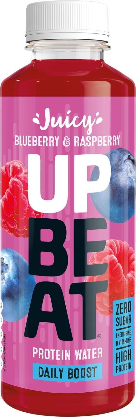 UPBEAT Juicy Protein Water 12x 500ml | High Protein, Zero Sugar ...