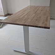 AnthroDesk Sit to Stand Electric Adjustable Height Standing Desk with ...