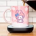 Amazon.com: Uncanny Brands Cinnamoroll Coffee Mug with Electric Mug ...