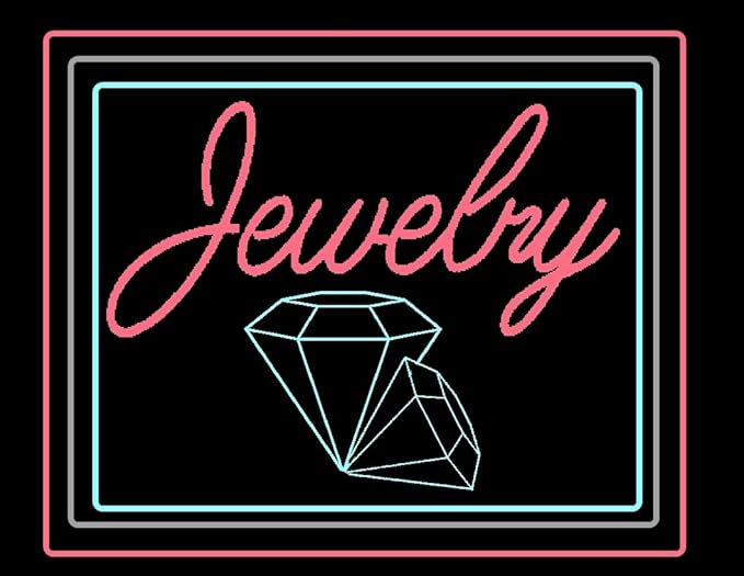 Porta-Trace - Letrero con luz LED Decorativa con Logotipo de joyería ...