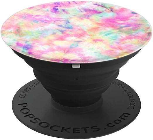 Amazon.com: Pastel Rainbow Tie-Dye Design Pop Socket PopSockets Grip ...