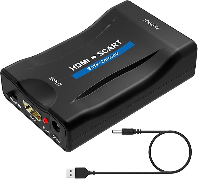 HDMI to SCART Converter Adaptor, Convert digital 1080P: Amazon.co.uk ...