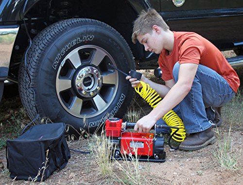 SuperFlow 12V HD Air Compressor Tire Inflator Ideal for Trucks, SUVs ...