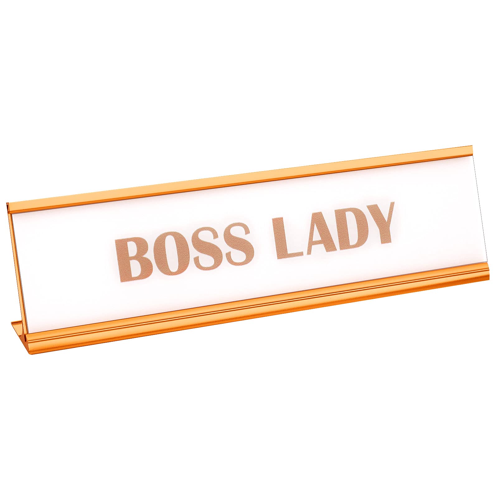 Mua Boss Lady Sign Rose Gold Boss Sign Acrylic Boss Lady Plate White ...