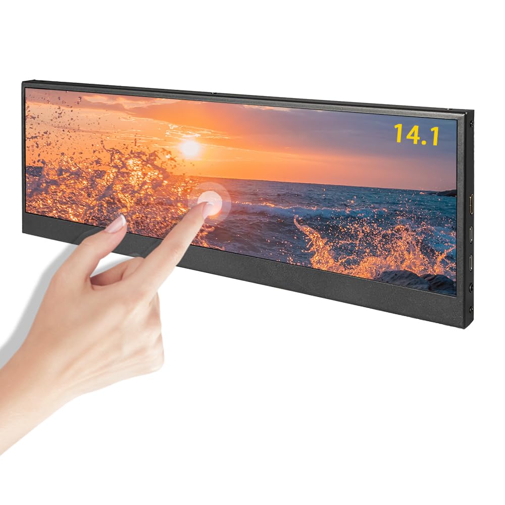 Mua LESOWN 14.1 inch Display Bar LCD Touch Bar Display USB C & HDMI ...