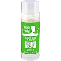 Amazon.com : PRIMAL PIT PASTE Deodorant Stick Coconut Lime Natural, 2 ...