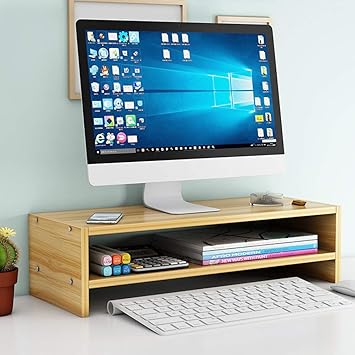 CATEKRO Large Capacity Storage Rack Computer Storage Box Heightened ...