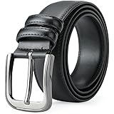 Mens Belts Big and Tall 36"-70" Men Leather Belt Casual Work Dress Belt ...