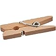 Amazon.com: Darice 9151-08 Mini Spring Clothes Pin, Natural, 1-Inch ...