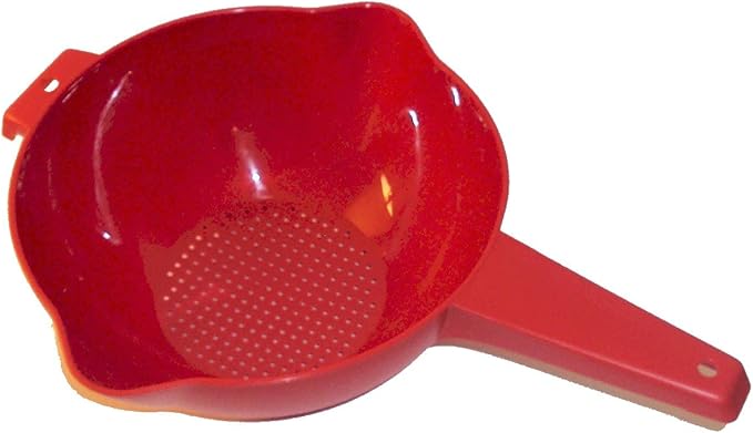 Amazon.com: Tupperware (2 Qt) Red Colander Strainer with Handle ...