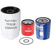 Amazon.com: Diesel 6.6L Duramax Filter Kit with Oil/Air/Fuel Filters - Compatible with Chevy ...