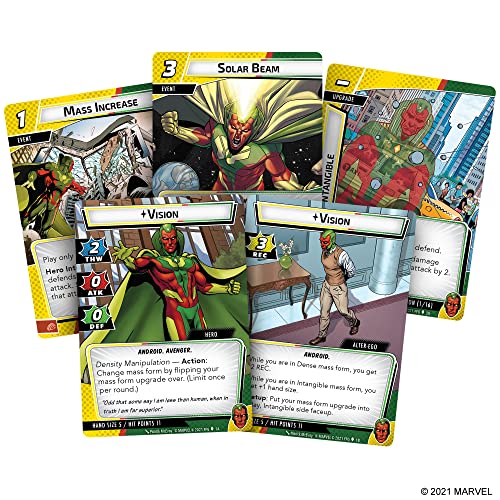 Marvel Champions The Card Game Vision HERO PACK - Superhero Strategy ...