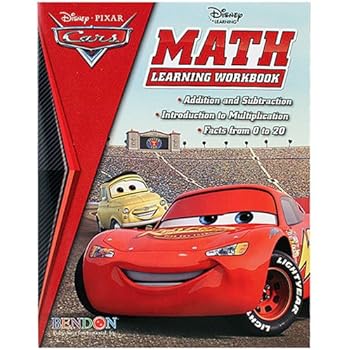 Amazon.com: Disney Pixar Cars Math Learning Workbook: Disney: Toys & Games