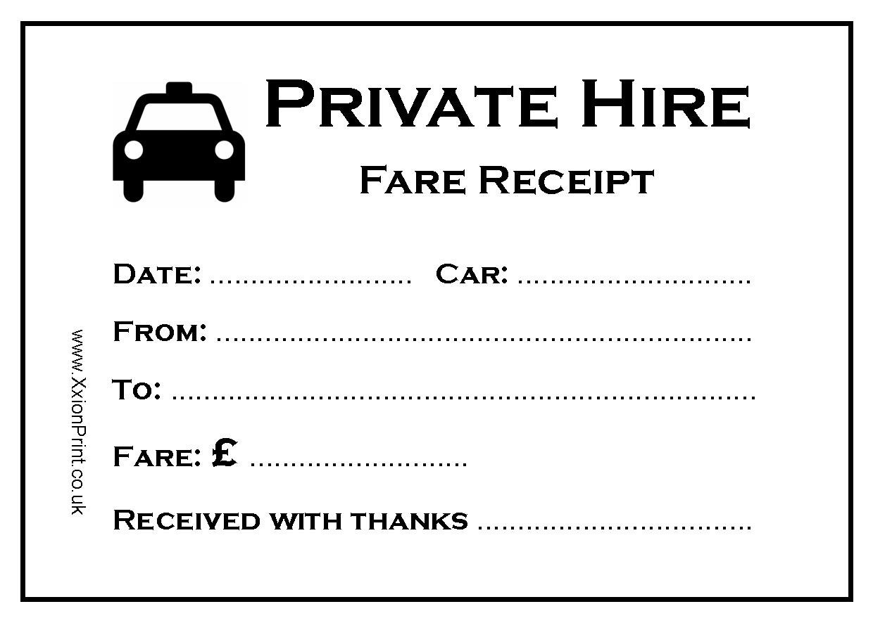 Bangalore Taxi Bill Format