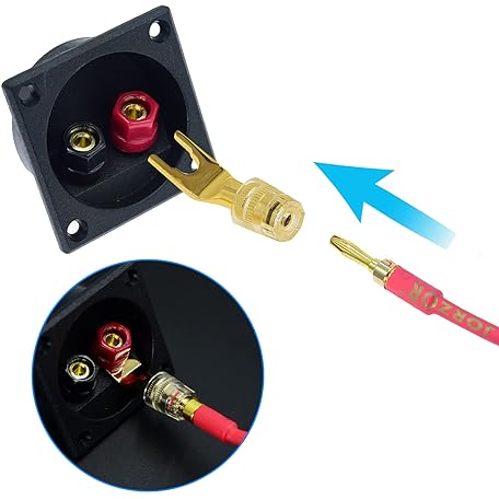 Mua 4Pack Y to Banana Female Y-Type Connector Deadbolt Flex Banana ...