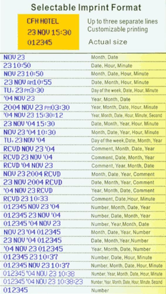 COMPUMATIC MP550 Electronic Time Clock And Date Stamp, Durable Heavy ...