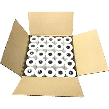 Amazon.com : Thermal Credit Card Machine Paper for PAX S80, 2 1⁄4" x 50 ...