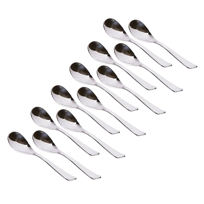 Buy Embassy Stainless Steel Tea Spoon (14 cm) - Set of 12 Online at Low ...