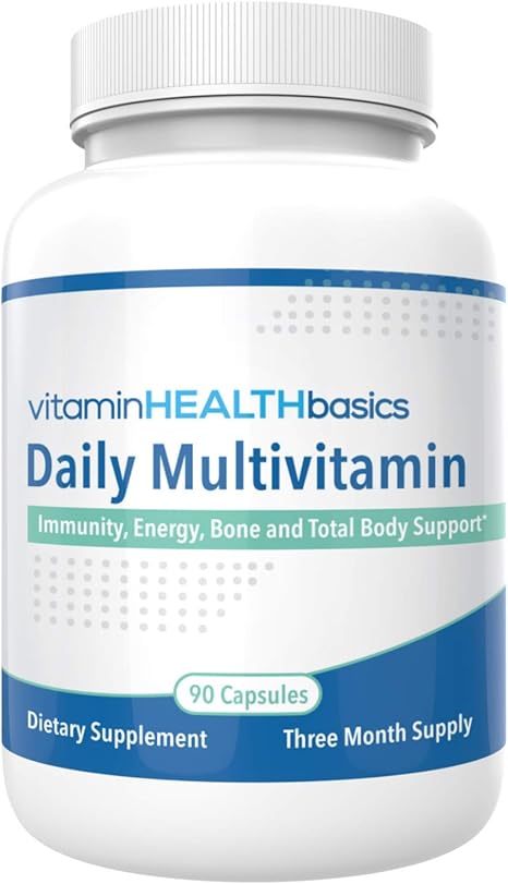 Amazon.com: Vitamin Health Basics Daily Multivitamin Dietary Supplement ...