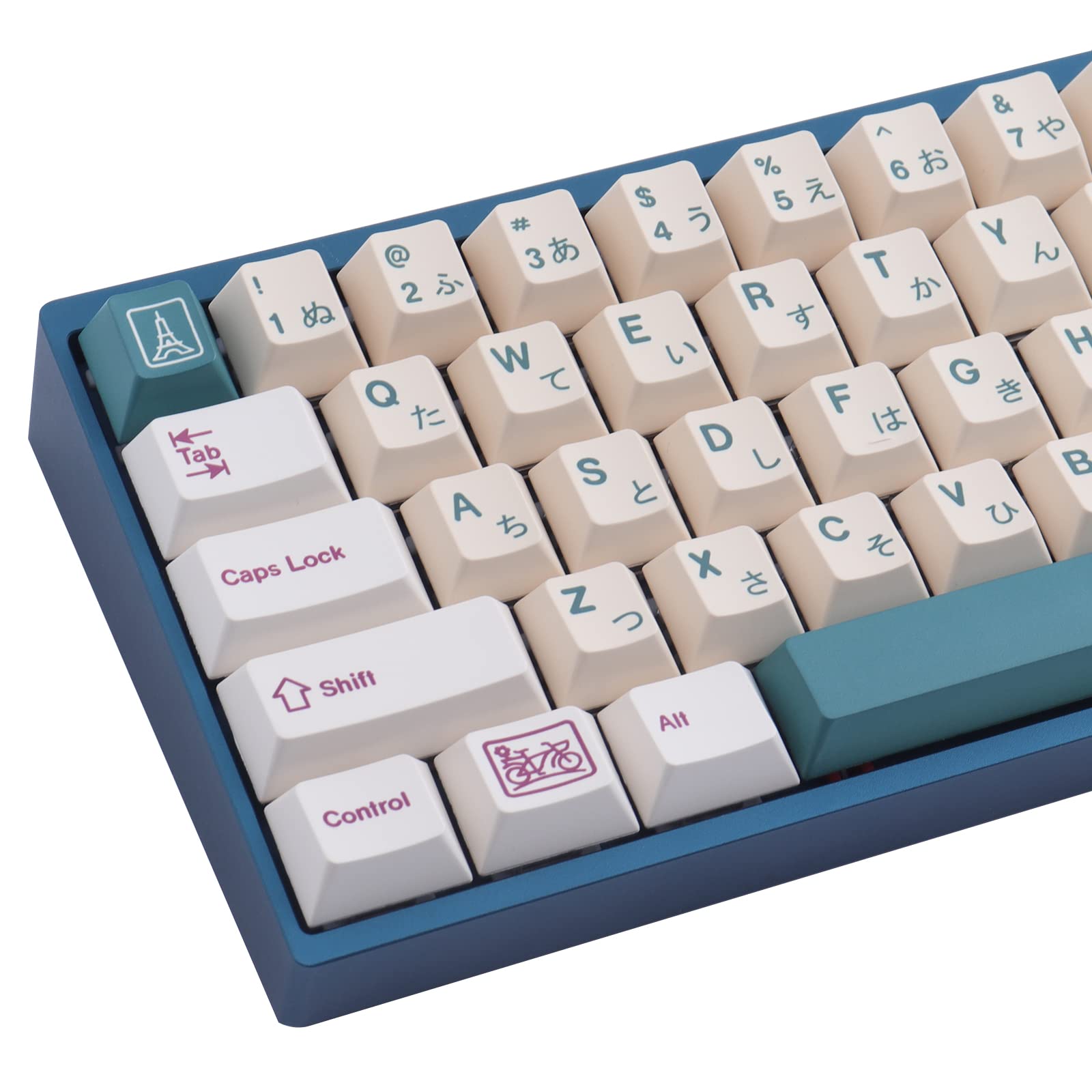 Mua JakeTsai PBT Keycaps,141 Keys Japanese Keycap Set Cherry Profile ...