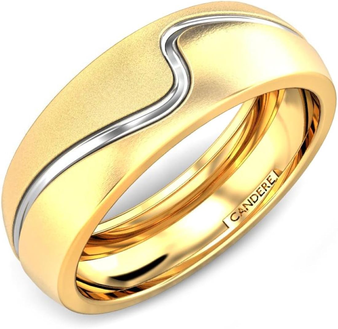 Buy Candere By Kalyan Jewellers 22KT Yellow Gold Ring for Men at Amazon.in