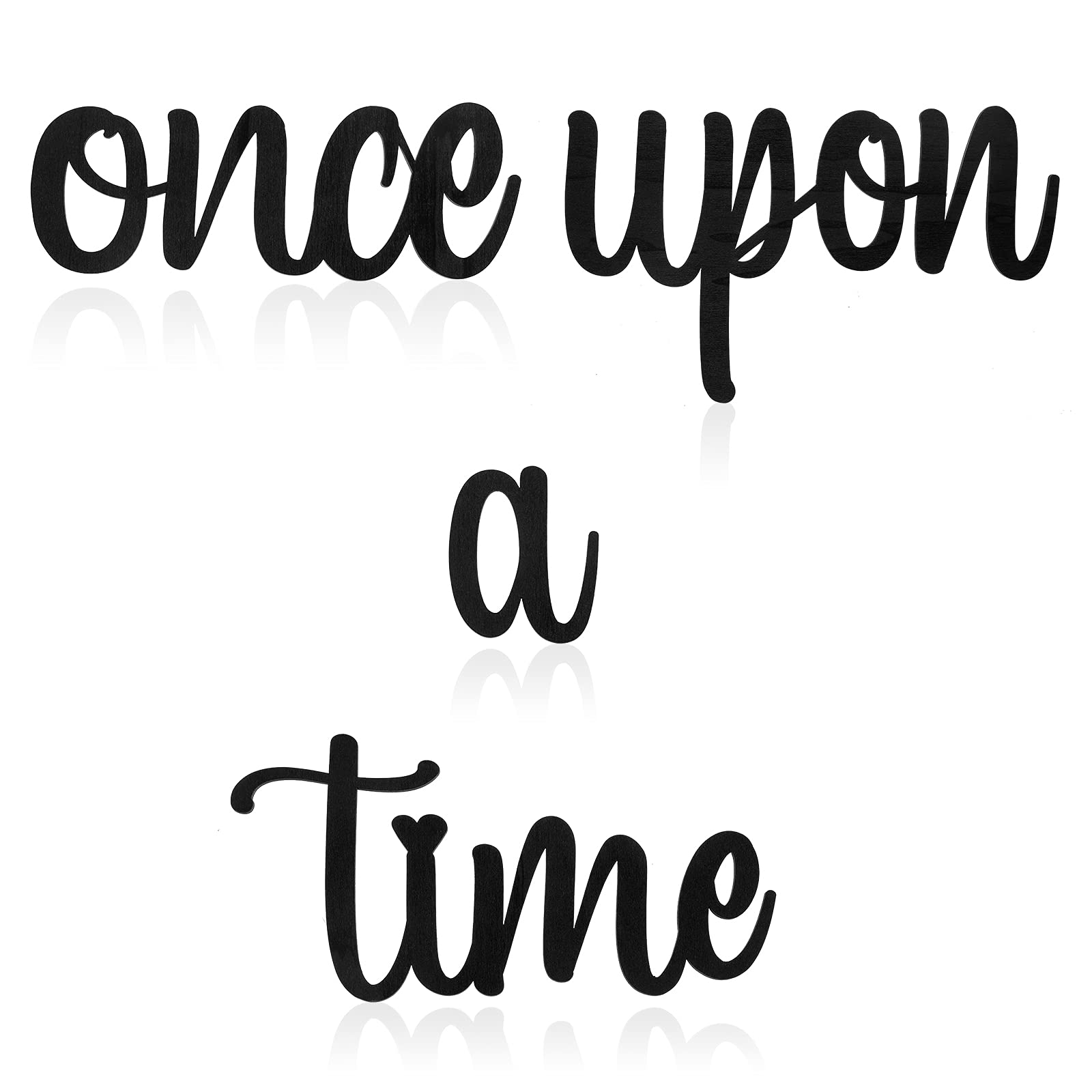 Queekay Once Upon a Time Sign Once Upon a Time Wood Read Sign Wooden ...