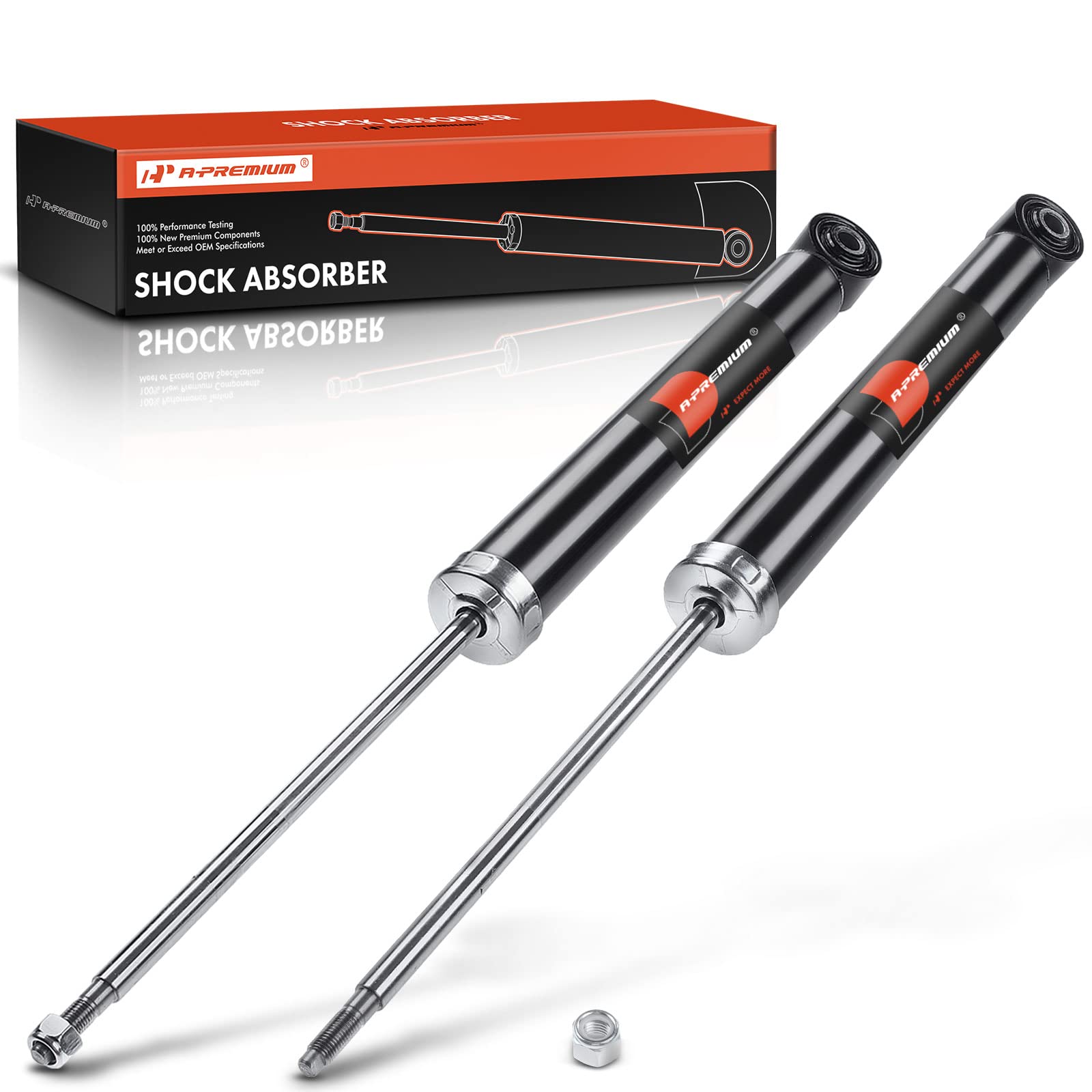 A-Premium Rear Pair (2) Shock Absorber Compatible with Audi Q3 (Quattro ...