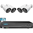 Amazon.com : REOLINK 4MP 8CH PoE Security Camera System, 4pcs Wired 1440P Security IP Camera for ...