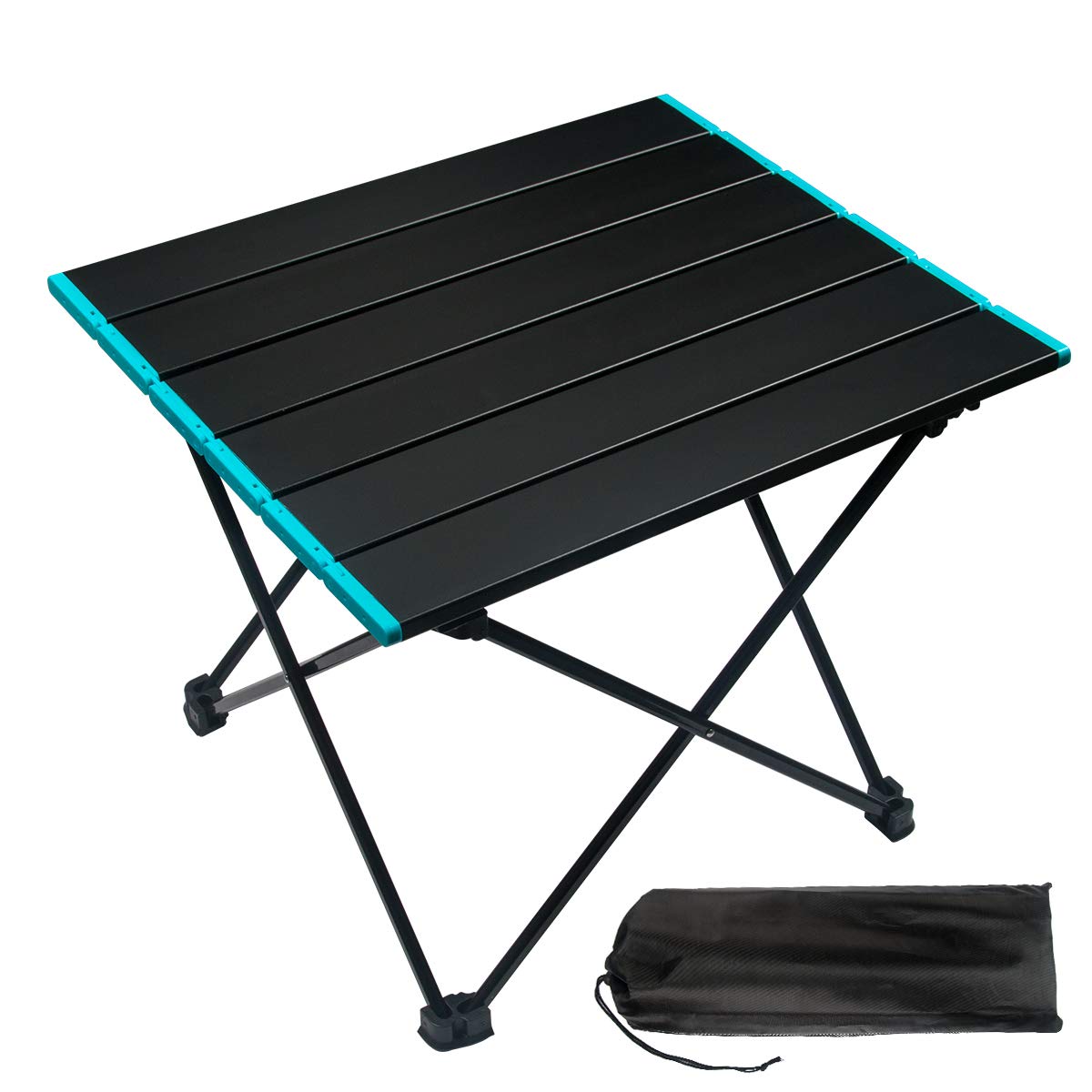 Camping Table Portable Folding Camping Side Tables Aluminum Table Top ...