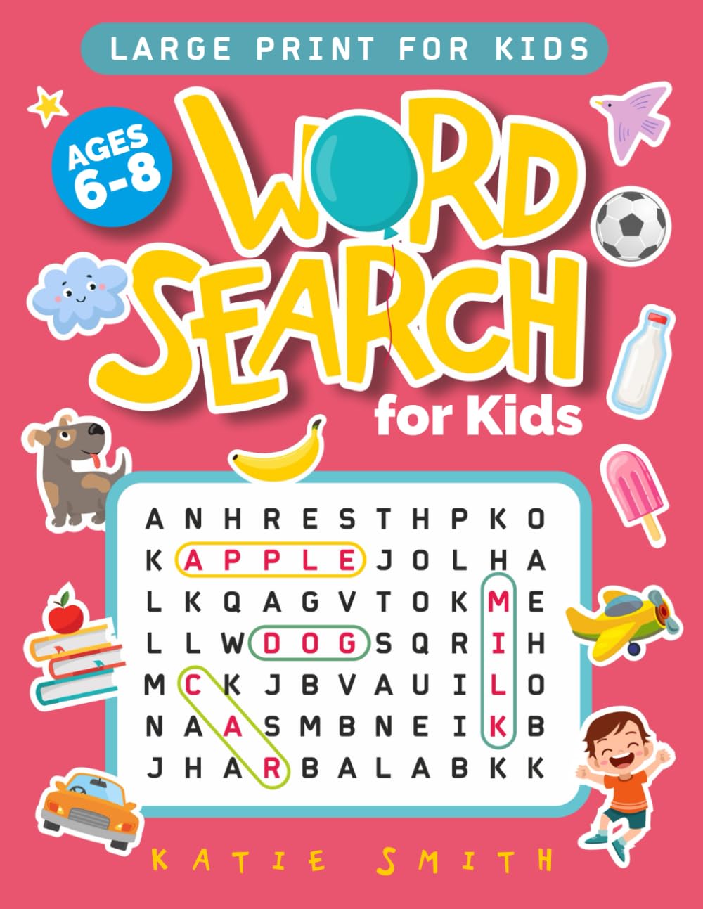 Mua Word Search for Kids Ages 6-8: 100 Fun and Educational Word Search ...