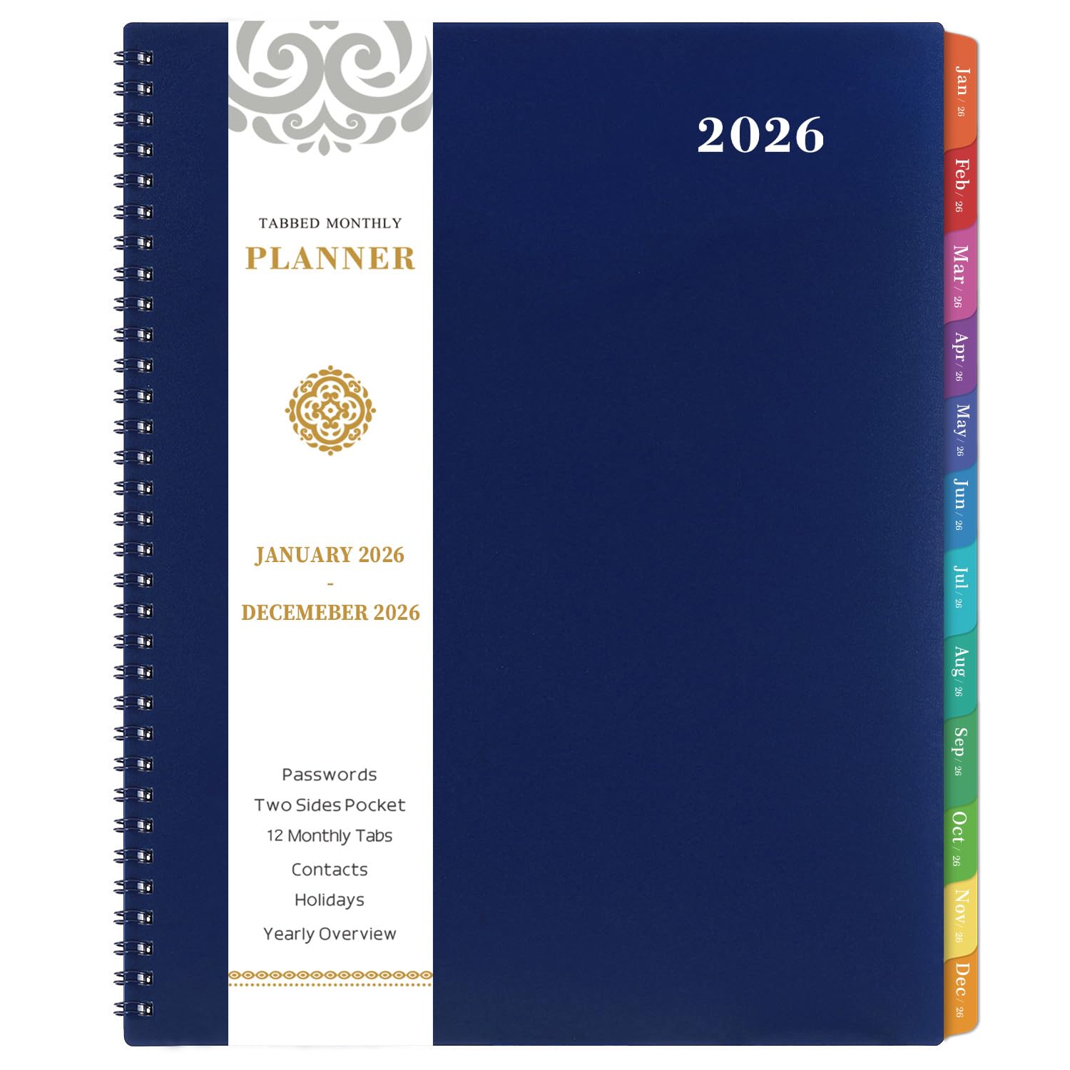 2026 Monthly Planner/Calendar - 2026 Planner, JAN 2026 - DEC 2026, 9" x ...
