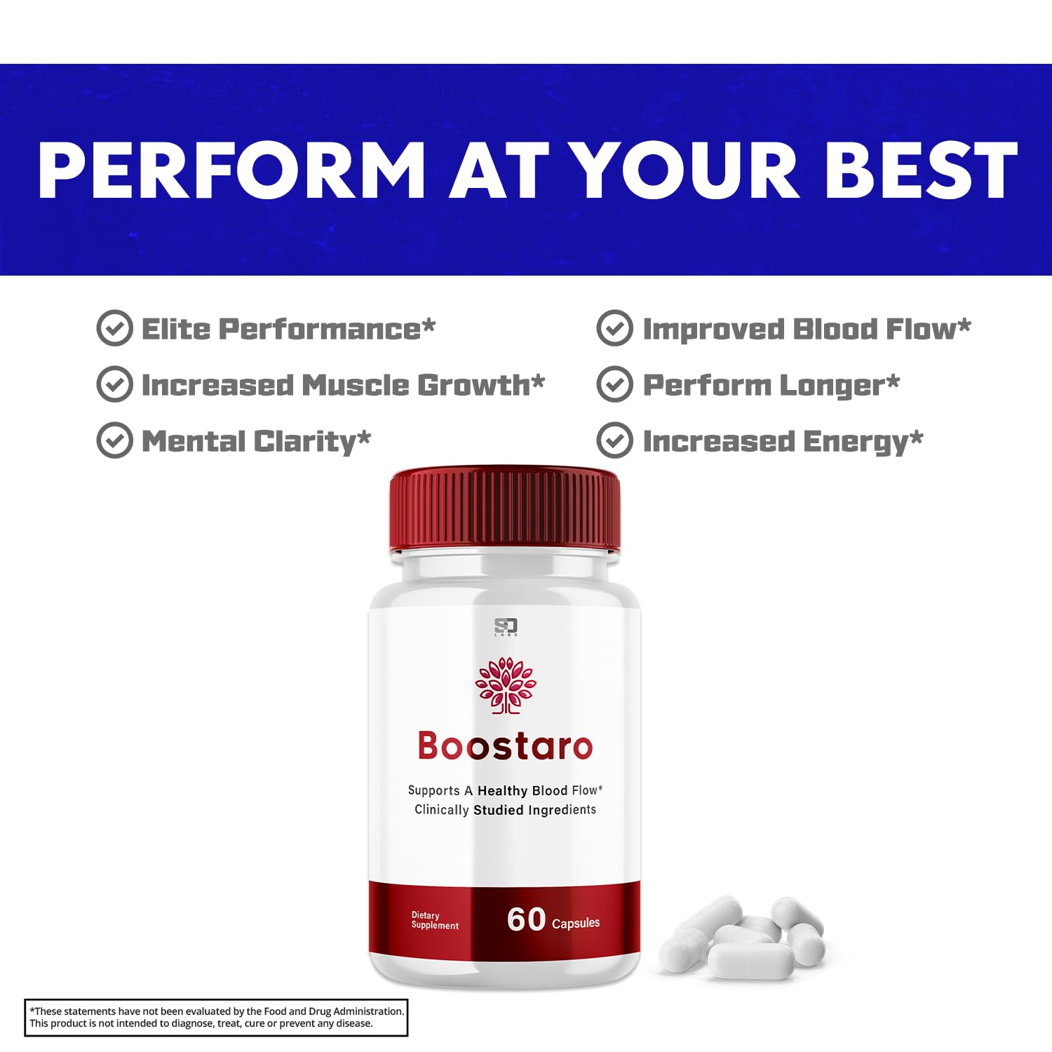 Mua S.O Labs (5 Pack) Boostaro Pills Advanced Formula Supplement ...