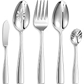 Amazon.com | KEAWELL Premium Louis Hammered Serving Spoon Set, 18/10 ...