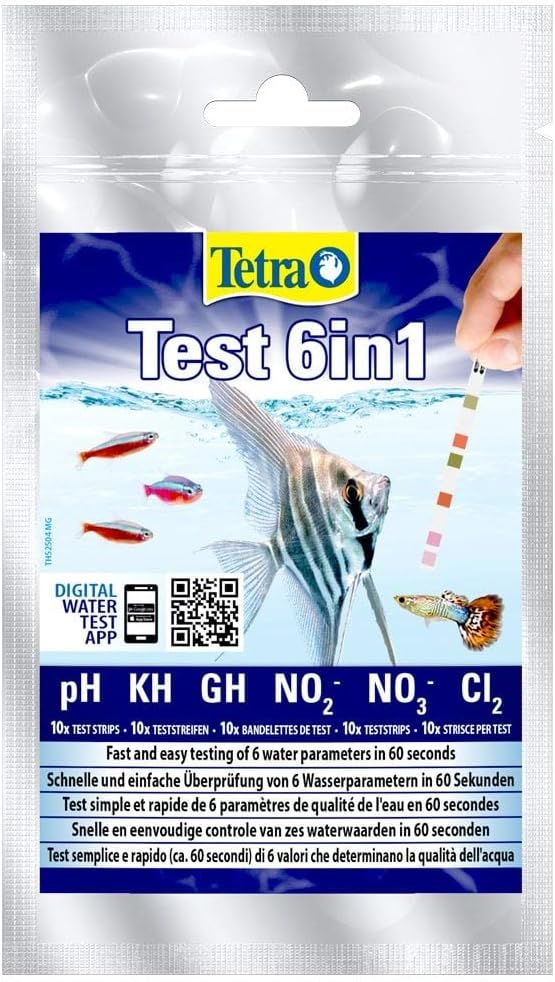 Tetra 6 in 1 Test Strip Water Test Kit (10 Strips): Amazon.co.uk: Pet ...