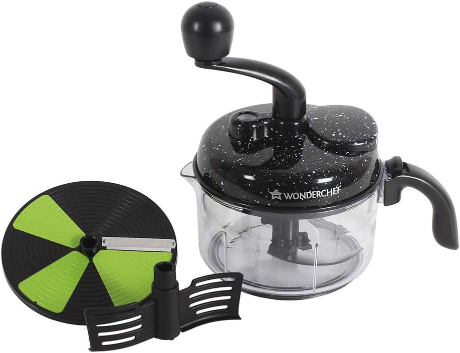 Amazon.com: Wonderchef Turbo Dual Speed Food Processor Black: Kitchen ...