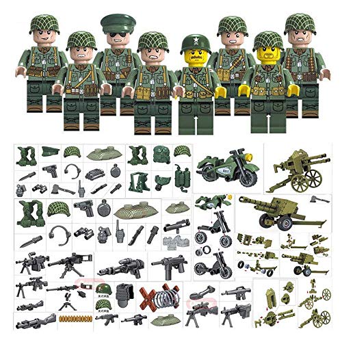 Buy Mini Figures Set - 8 Piece Army Minifigures, Army Minifigures ...