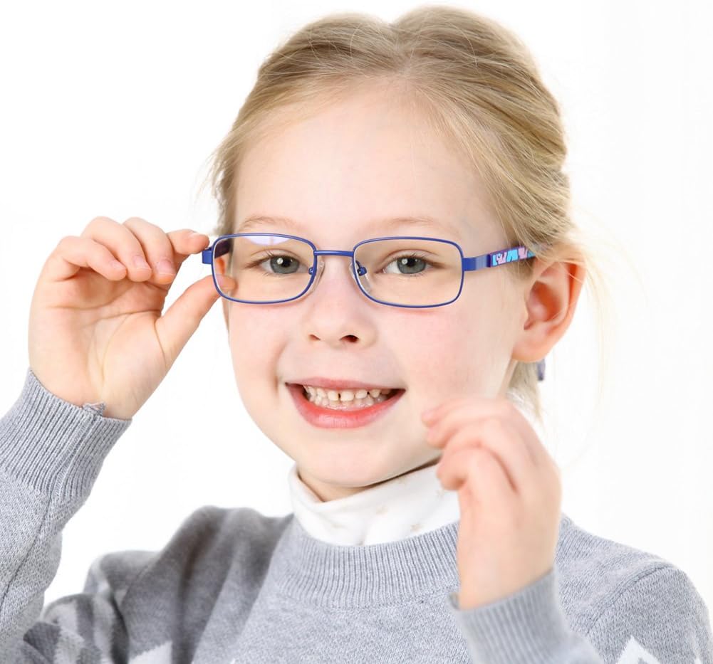 Cyxus Blue Light Blocking Glasses for Kids, Anti Eyestrain Protect ...