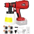 Amazon.com : Cordless Paint Sprayer for Milwaukee M18 18v Battery,200W ...