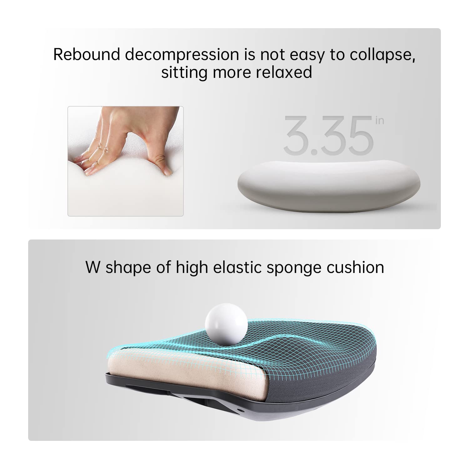 Mua M18 Ergonomic Office Chair for Big and Tall People Adjustable ...