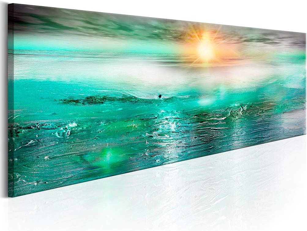 Amazon.de: decomonkey Bilder Abstrakt 150x50 cm 1 Teilig Leinwandbilder Bild auf Leinwand Wandbild