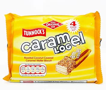 Tunnocks Caramel Log Wafers 4 Pack 150g: Amazon.ca: Grocery