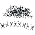Amazon.com: FAZHBARY 60 PCS Small Plastic Spiders Realistic Spiders ...