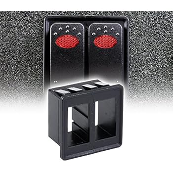 Amazon.com: MicTuning MH001 Rocker Switch Holder Panel Housing Kit ...